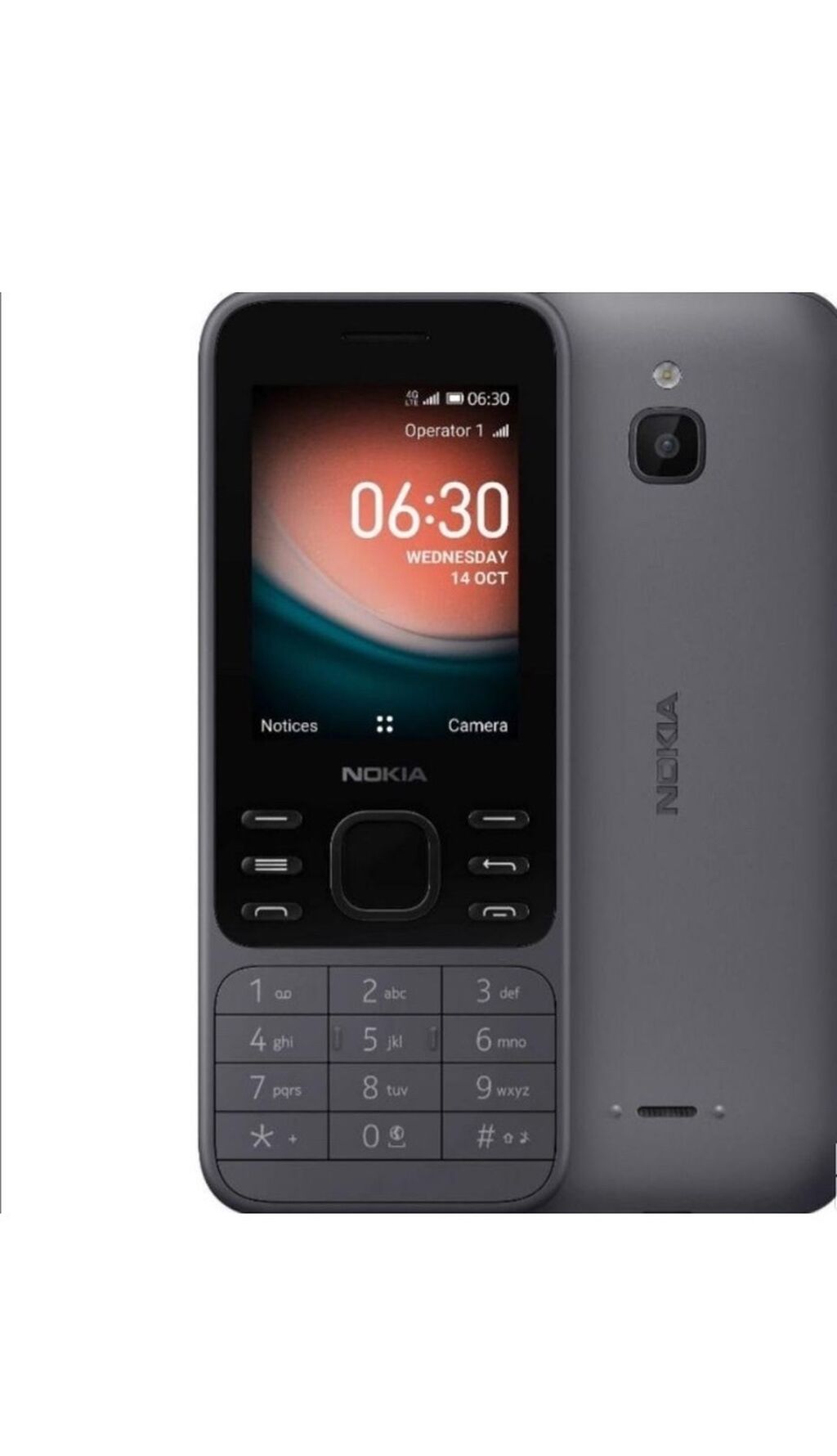 Nokia 6300 4G, < 2 GB, bоја - Srebrna, Sa tastaturom