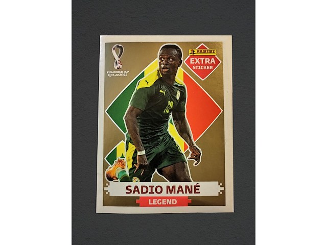 Qatar 2022 - Extra stickers Legend Sadio Mane, Gold
