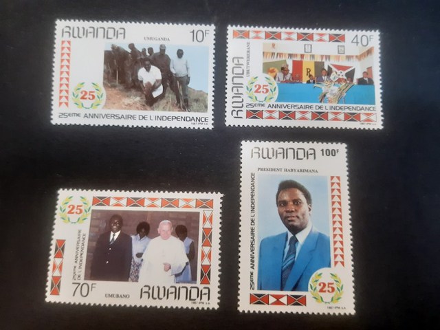 Ruanda 1987. - 25 god nezavisnosti ** Kompl. ser.