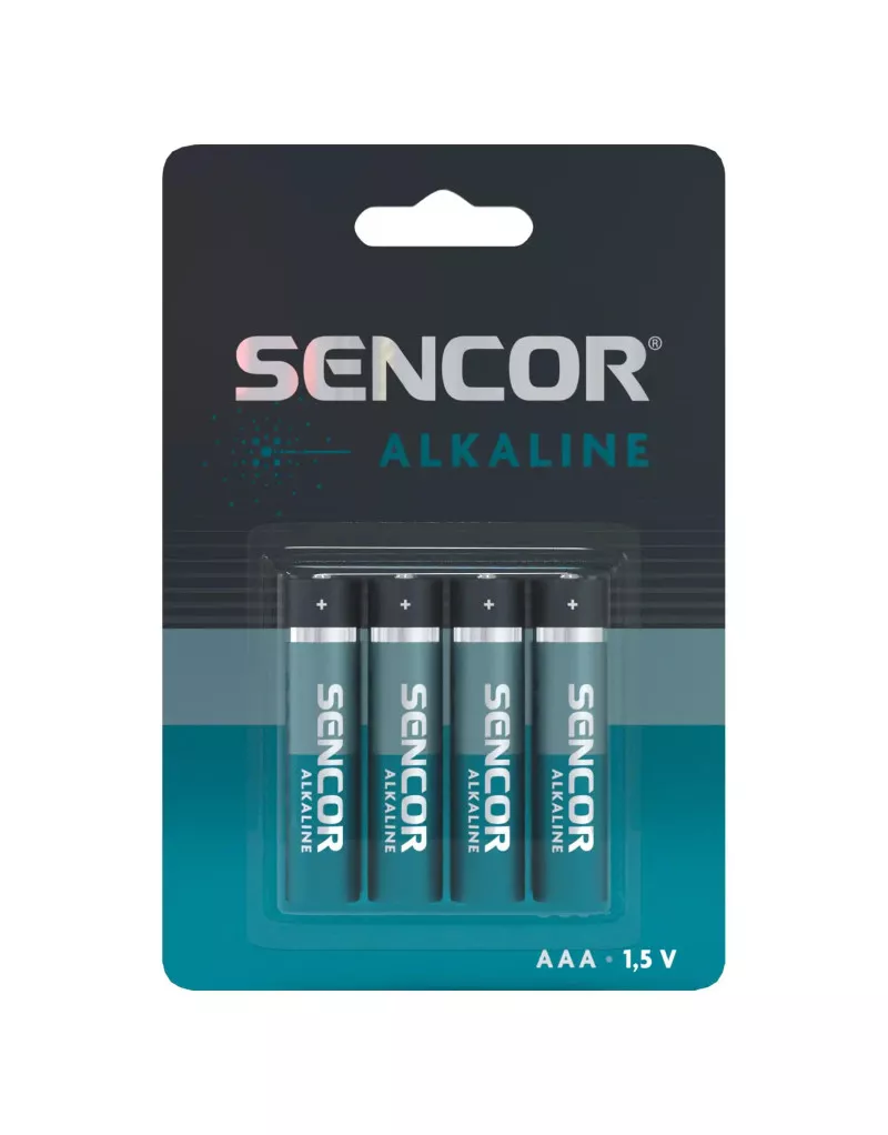 Baterija Sencor LR03 AAA 4BP Alkalna 1/4