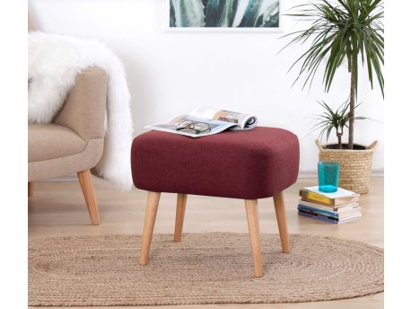 Atelier del Sofa Tabure Parrot Claret Red