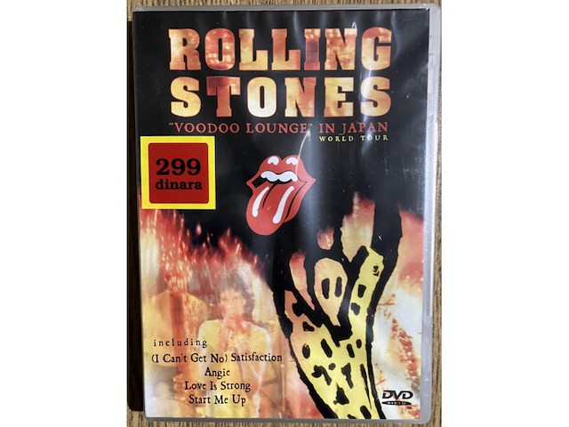 ROLLING STONES - `Voodoo Lounge` In Japan DVD NOVO