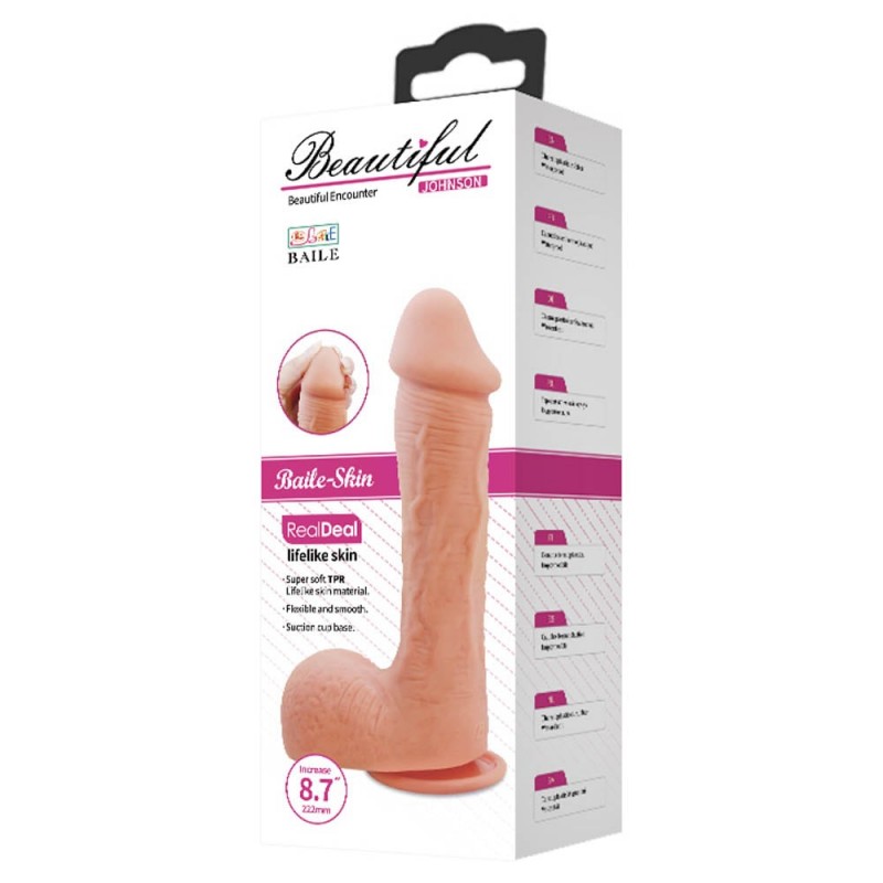 Beautiful Johnson 8,7 " Dildo, DEBRA01462/ 6493