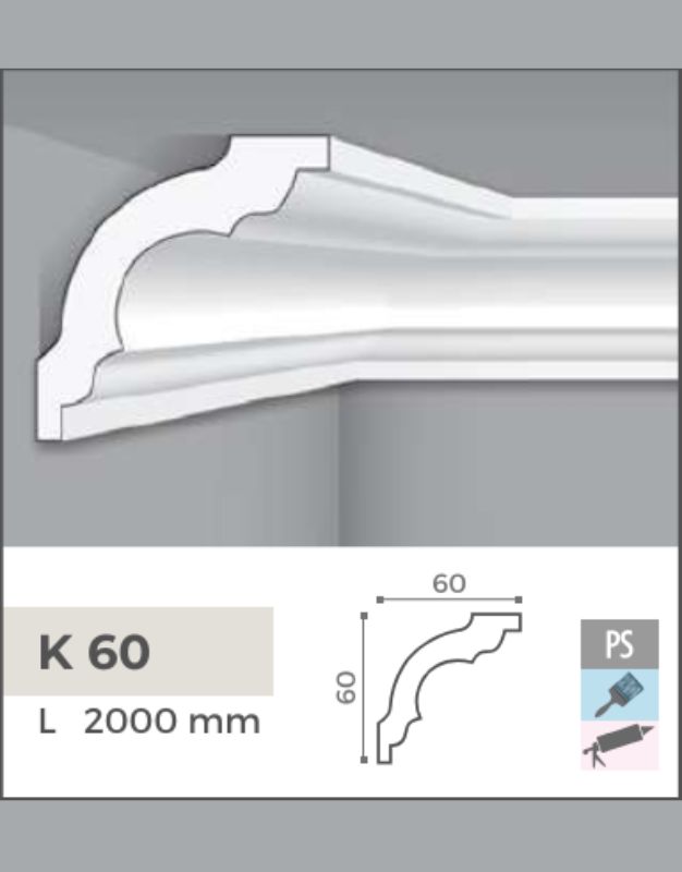 Plafonska lajsna K 60