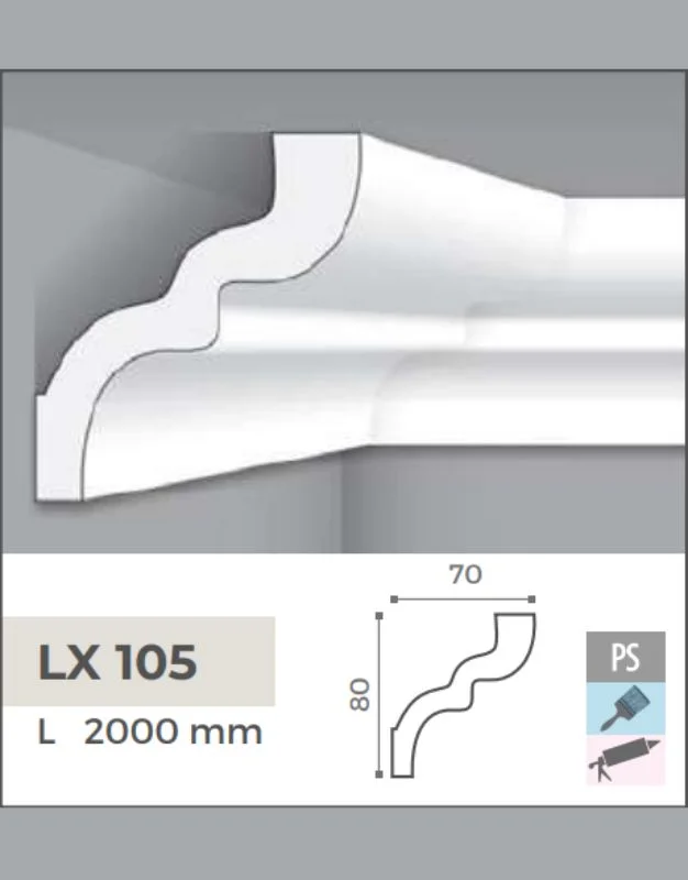 Plafonska lajsna LX 105