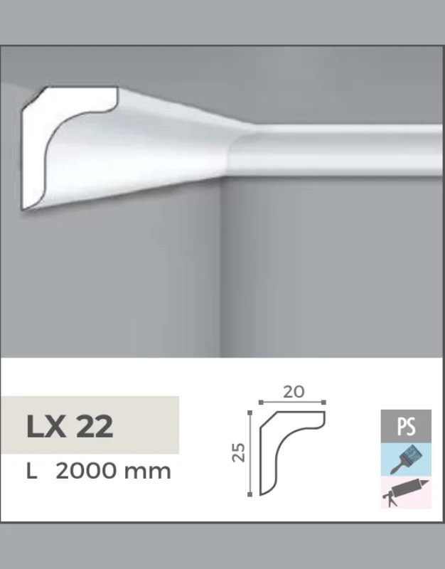 Plafonska lajsna LX 22