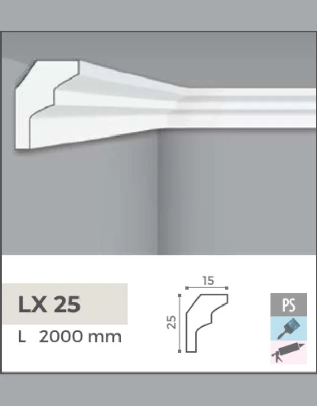 Plafonska lajsna LX 25