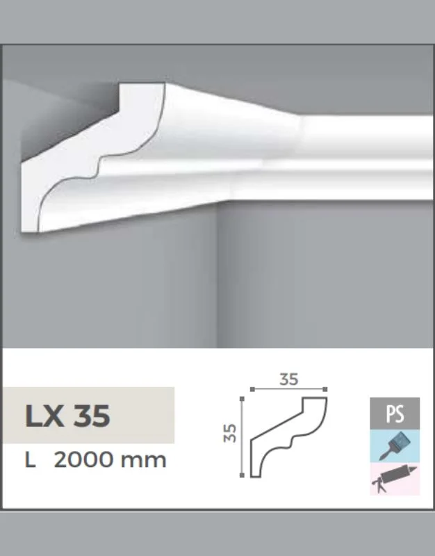 Plafonska lajsna LX 35