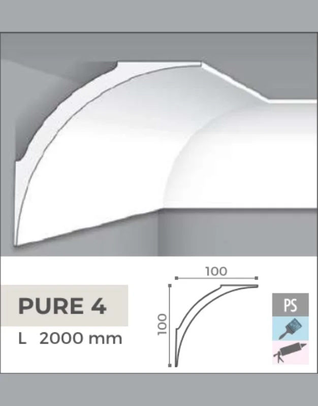 Plafonska lajsna PURE 4