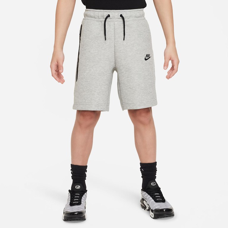 Nike B NSW TECH FLC SHORT, dečji šorc, siva