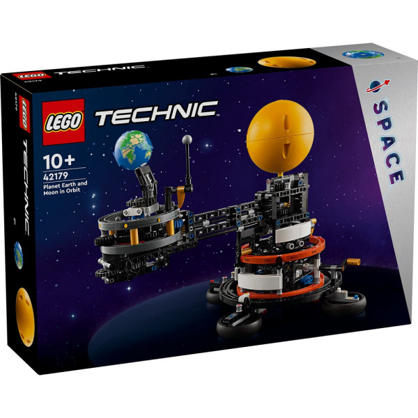 LEGO TECHNIC PLANET EARTH AND MOON IN ORBIT