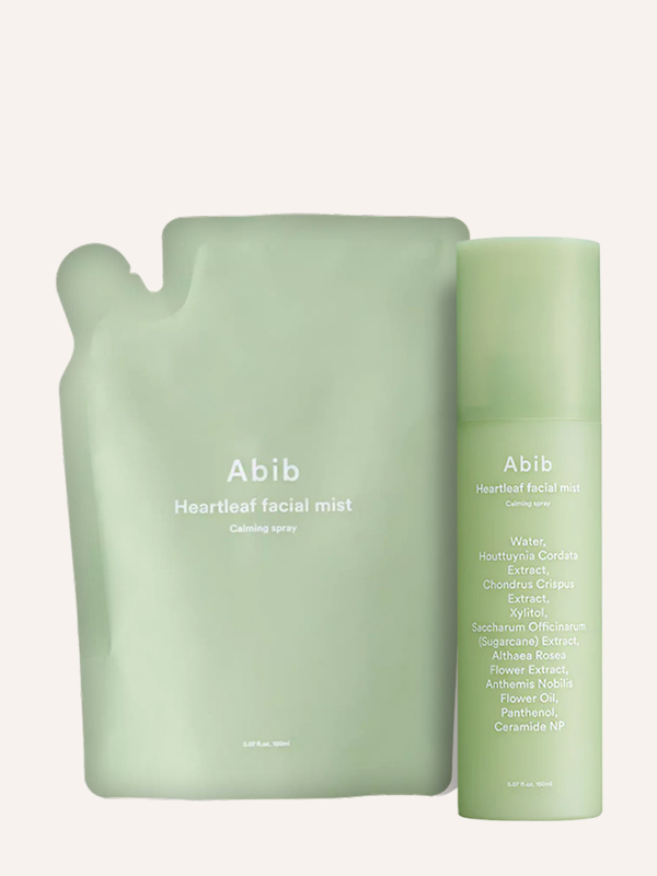 Abib Heartleaf Facial Mist Calming sprej 150ml + refil 150ml