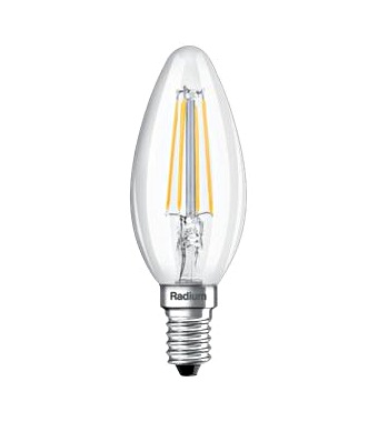RL-C40 3,4W 827 470lm 230V E14 300° clear FIL
LED candle lamp