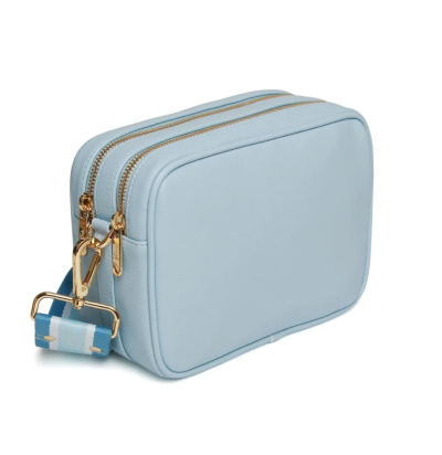 Torba - Soho, Pastel Blue, Double Zipped