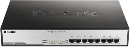 D-LINK switch neupravljivi DGS-1008MP