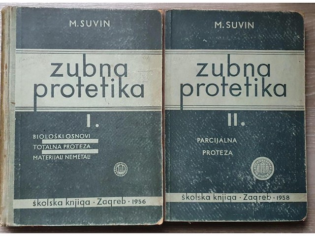 ZUBNA stomatološka PROTETIKA 1 - 2 Miroslav Suvin