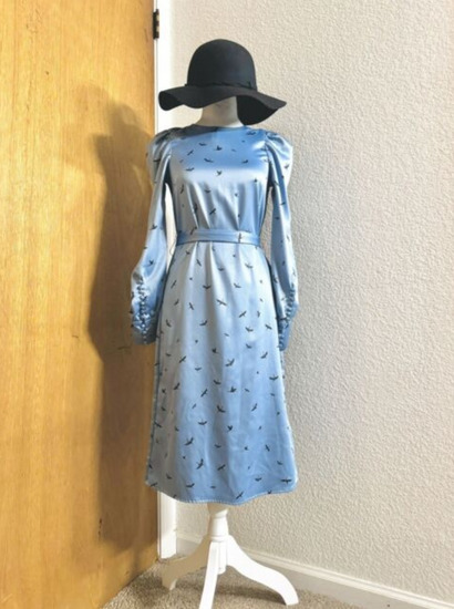 Retro haljina sa printom