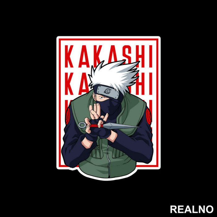 KAKASHI AND NOY - NARUTO - NALEPNICA