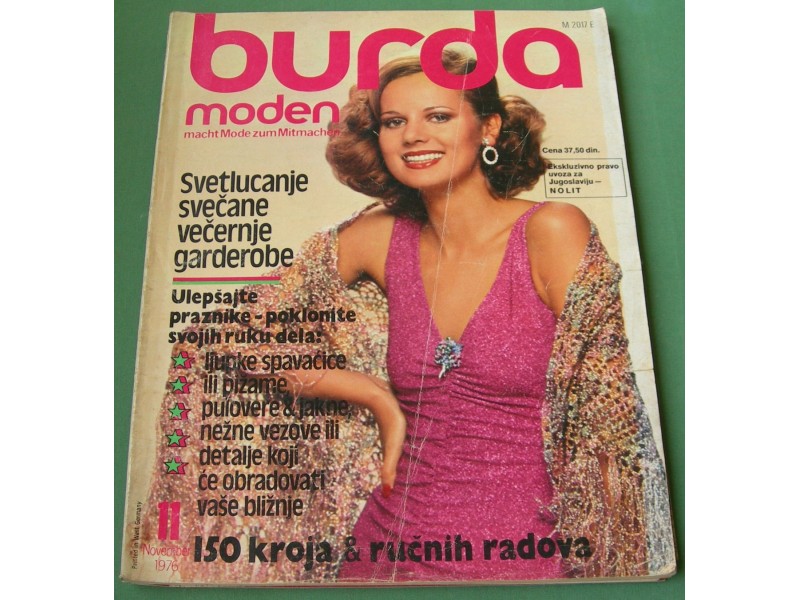 Burda, novembar 1976.