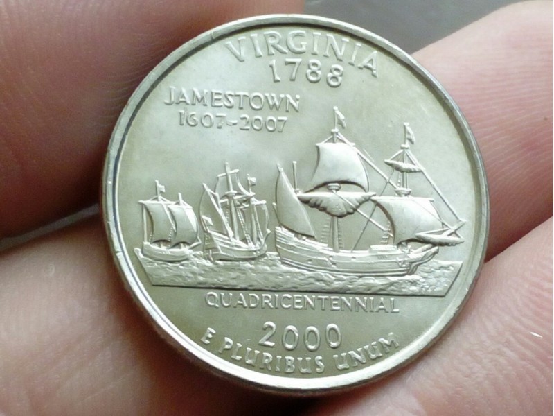 USA, 1\4 dolara 2000 Virginia