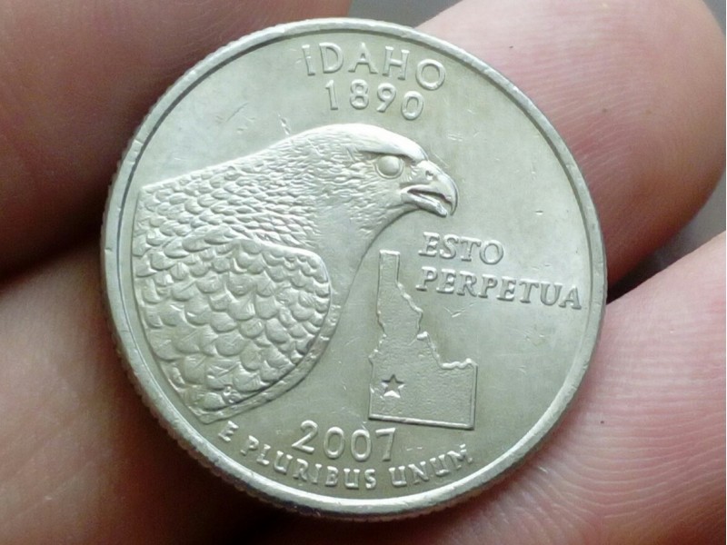 USA, 1\4 dolara 2007 Idaho