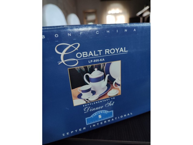 Zepter Cobalt Royal servis set - NOVO