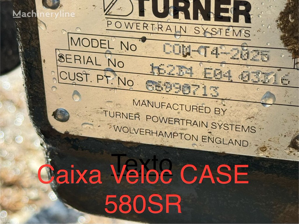 Case CAIXA VELOCIDADES TURNER CM-TO-2025 bager-utovarivač