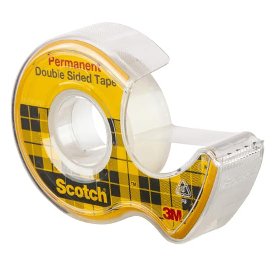 Lepljiva traka obostrana Scotch 665 na stalku, 12mm x 6,3m