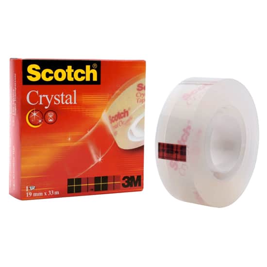 Lepljiva traka Scotch Crystal 600, 19mm x 33m