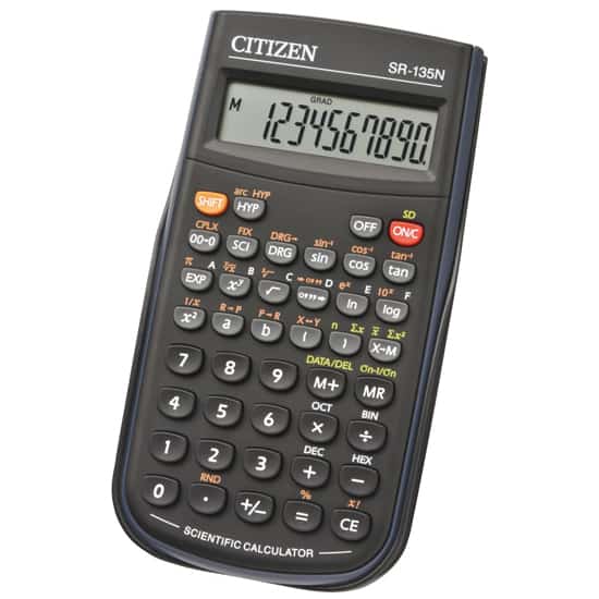 Tehnički kalkulator Citizen SR-135N, 10 cifara