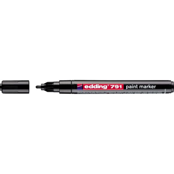 Paint marker E-791 1-2mm crna Edding