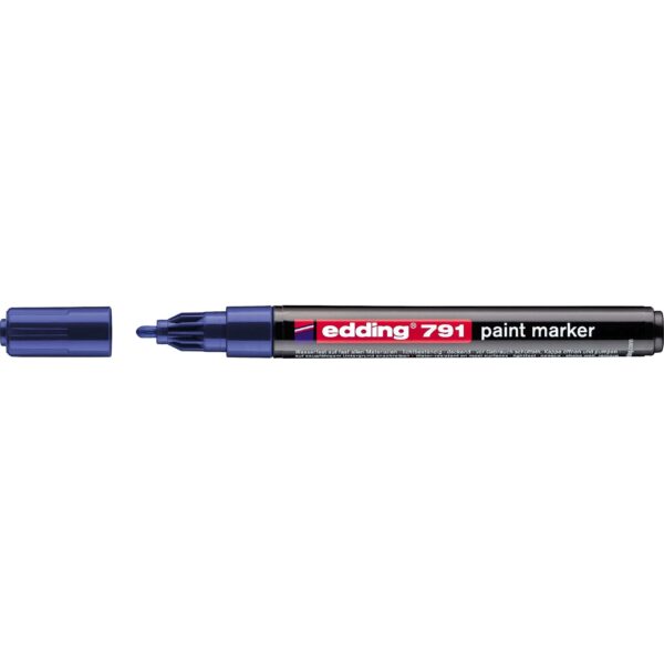 Paint marker E-791 1-2mm plava Edding