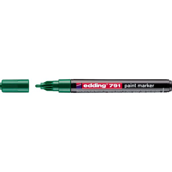 Paint marker E-791 1-2mm zelena Edding