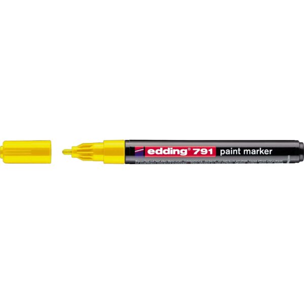 Paint marker E-791 1-2mm žuta Edding