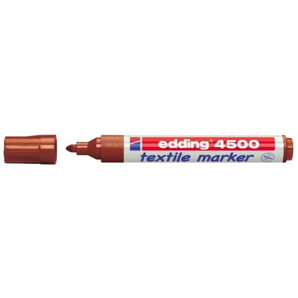 Vodootporni marker T-SHIRT E-4500 2-3mm braon Edding