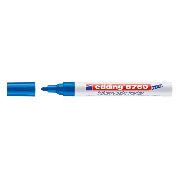 Industrijski paint marker E-8750 2-4mm plava Edding