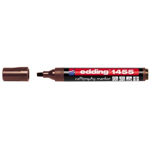 Permanent kaligrafski marker E-1455 1-5mm braon Edding