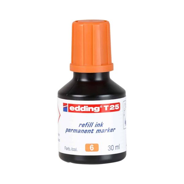 Refil za markere E-T25, 30ml narandžasta Edding