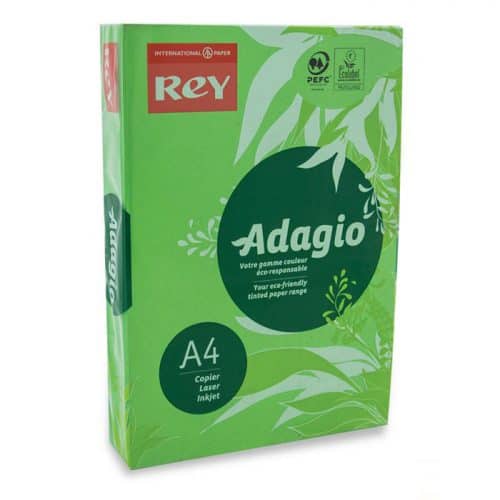 Papir A4 zeleni intezivni (Adagio)