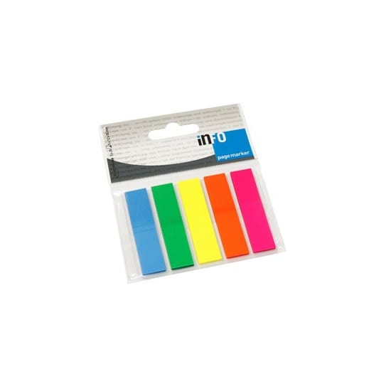 Page Marker standardni 12×44 mm, 5 boja brilliant, 125 listića