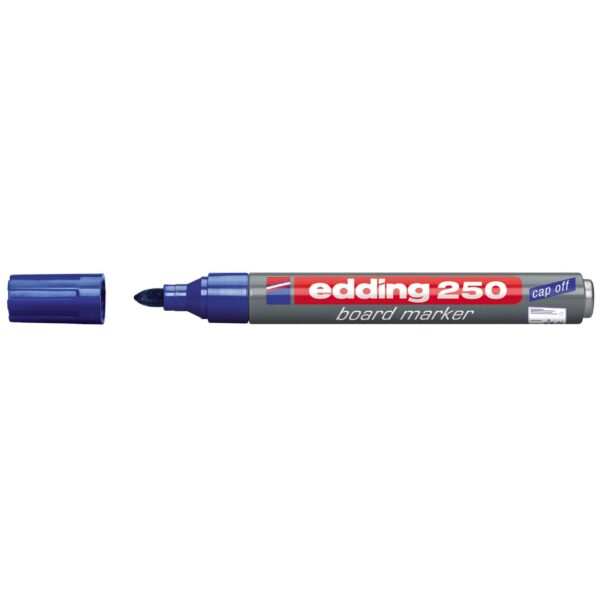 Marker za belu tablu 250 1,5-3mm, cap-off plava Edding