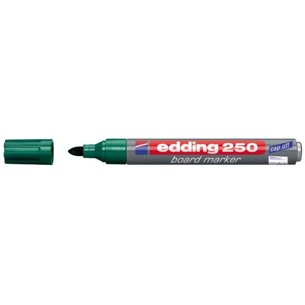 Marker za belu tablu 250 1,5-3mm, cap-off zelena Edding