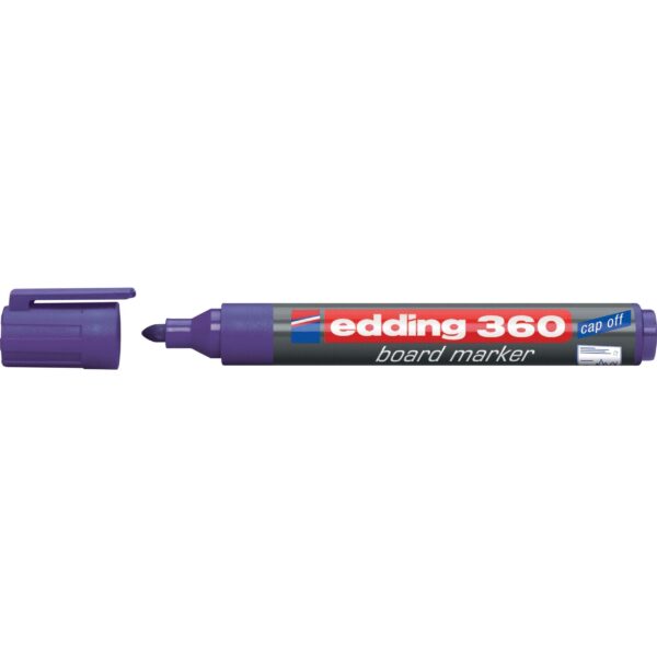 Marker za belu tablu 360 1,5-3mm, zaobljeni ljubičasta Edding