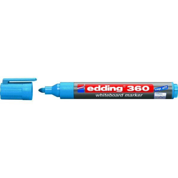 Marker za belu tablu 360 1,5-3mm, zaobljeni svetlo plava Edding