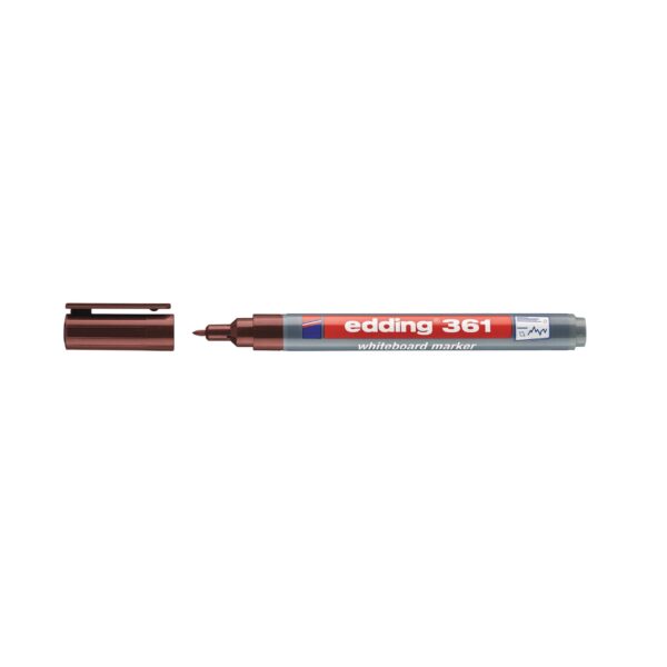 Marker za belu tablu 361 1mm braon Edding