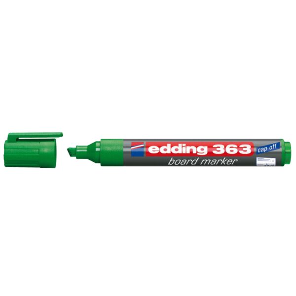 Marker za belu tablu 363 1-5mm, kosi vrh zelena Edding