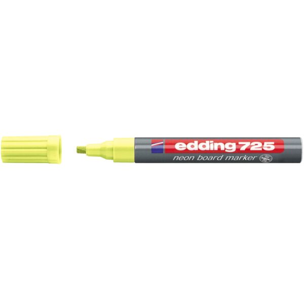 Marker za belu tablu 725 NEON 2-5mm žuta Edding