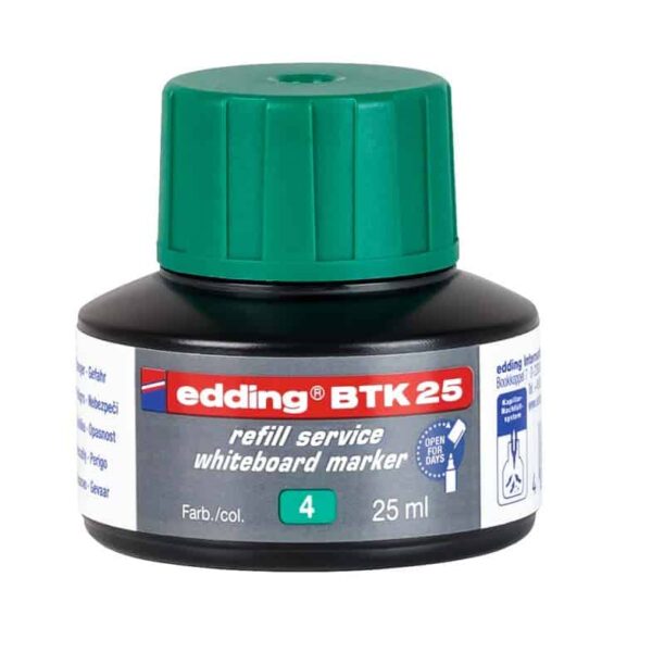 Refil za marker za belu tablu BTK 25, 25ml zelena Edding