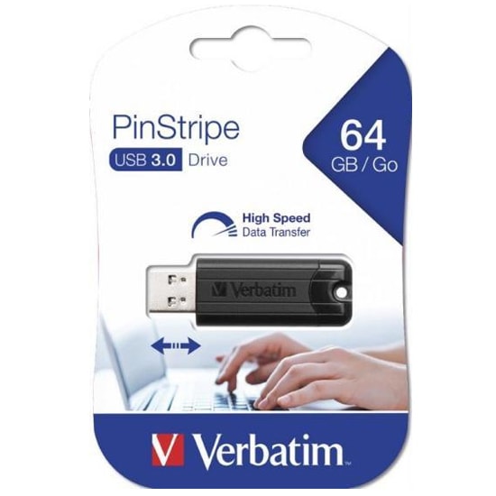 Verbatim Pinstripe USB 64GB 3.0 (49318)