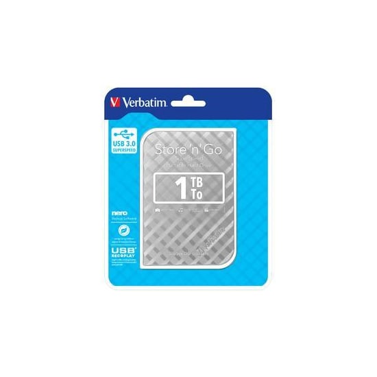 Verbatim HDD 1TB 3.0 Sivi Kocka (53197)